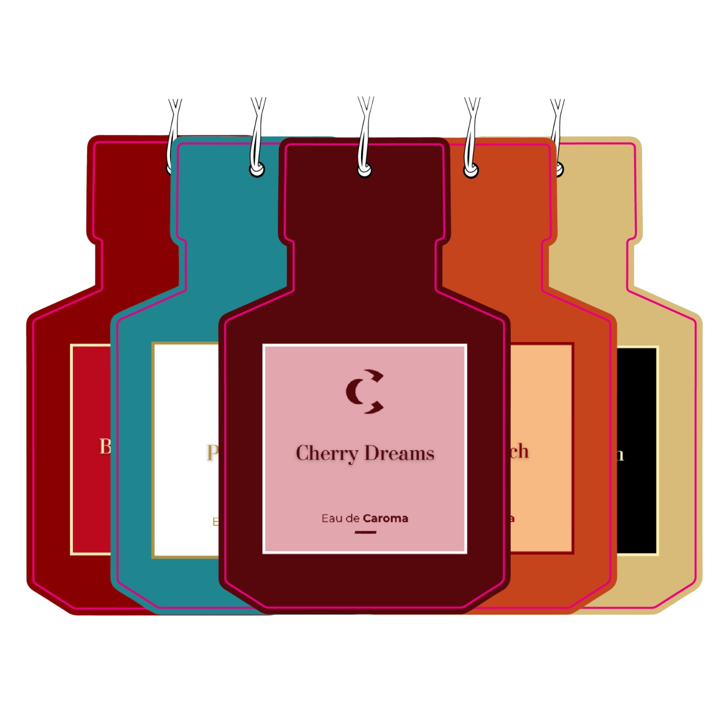 Parfümierte Duftbäume - Set – Caroma